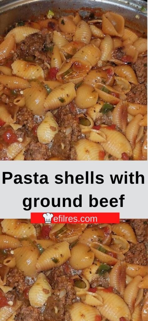 Pasta Shells With Ground Beef